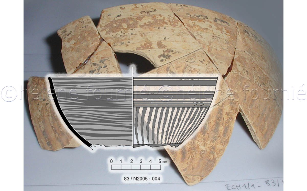 Archeological drawing - Illustration medicale et scientifique